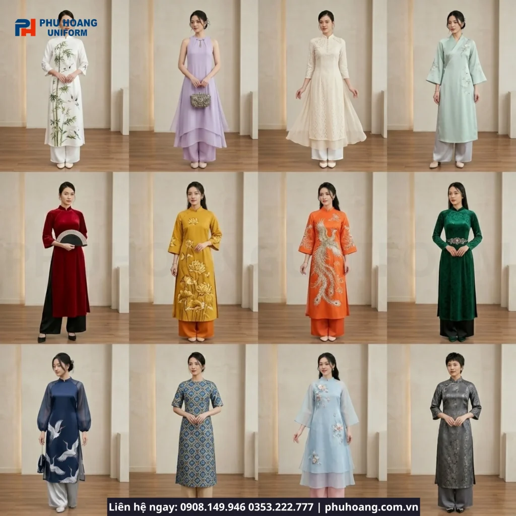 Áo Dài Cách Tân Phục Vụ – Chọn Mẫu Đẹp, Chuyên Nghiệp 2026